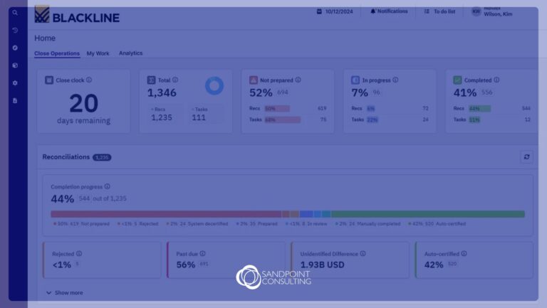 Account Reconciliation in BlackLine